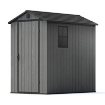Patiowell 8' x 8' Plastic Shed for Outdoor Storage, Resin Shed with ...