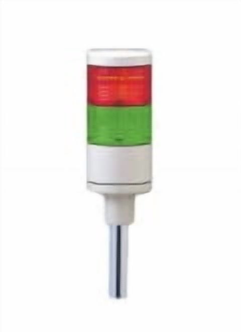 Patlite Red/Green Pole Mount Continuous Indicator Light Signal Tower ...