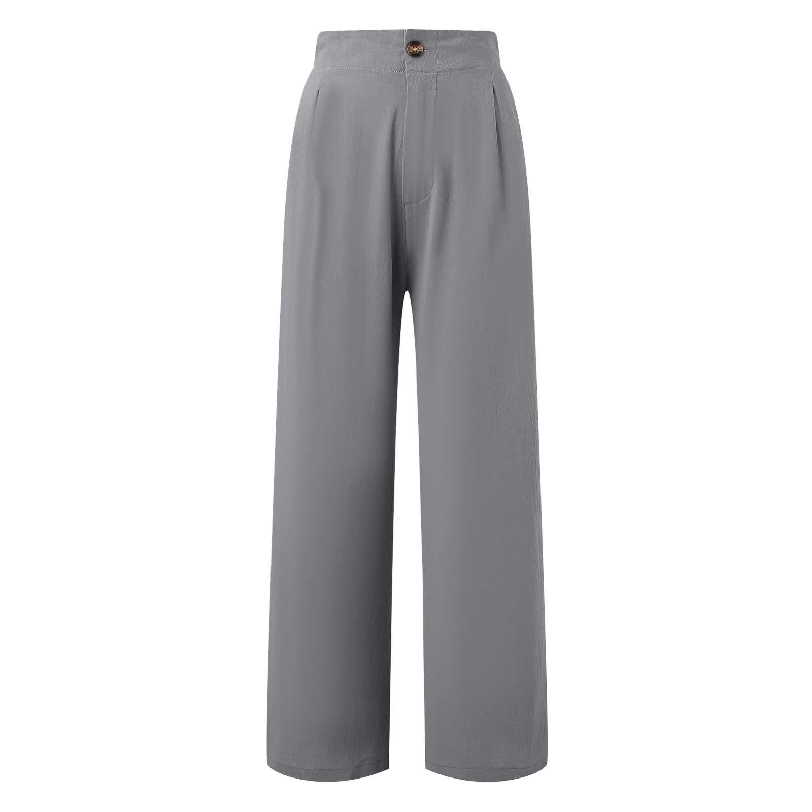 Patlollav Palazzo Trousers for Women Loose Casual Comfortable Solid ...