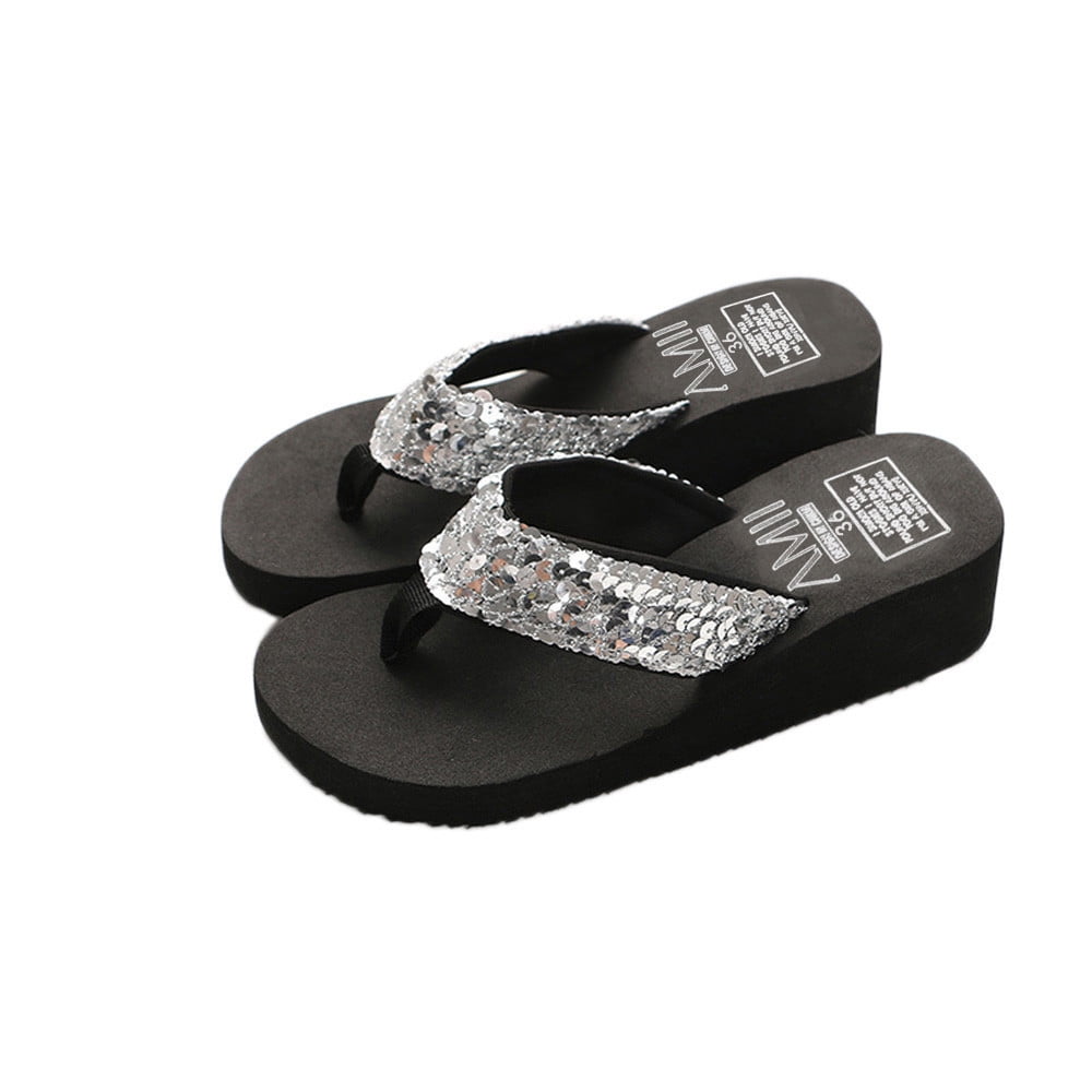 Patlollav Womens Sandals Summer Anti-Slip Slippers Indoor Outdoor Flip ...
