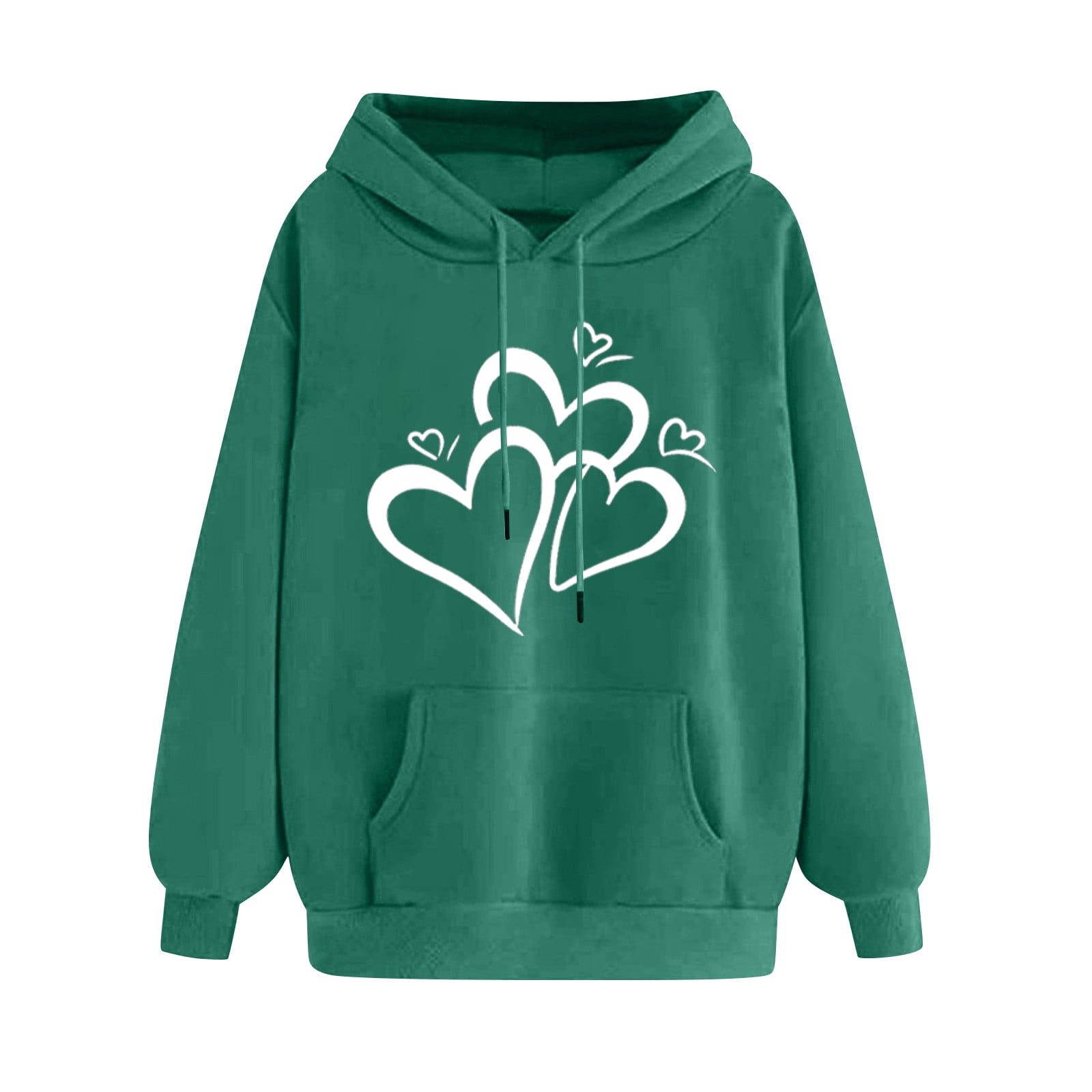 Patlollav Women's Pullover Hoodies,Long Sleeve Printed Hooded ...