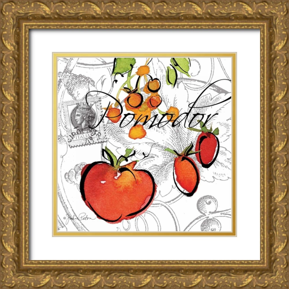 Paton, Julie 12x12 Gold Ornate Wood Framed with Double Matting Museum ...