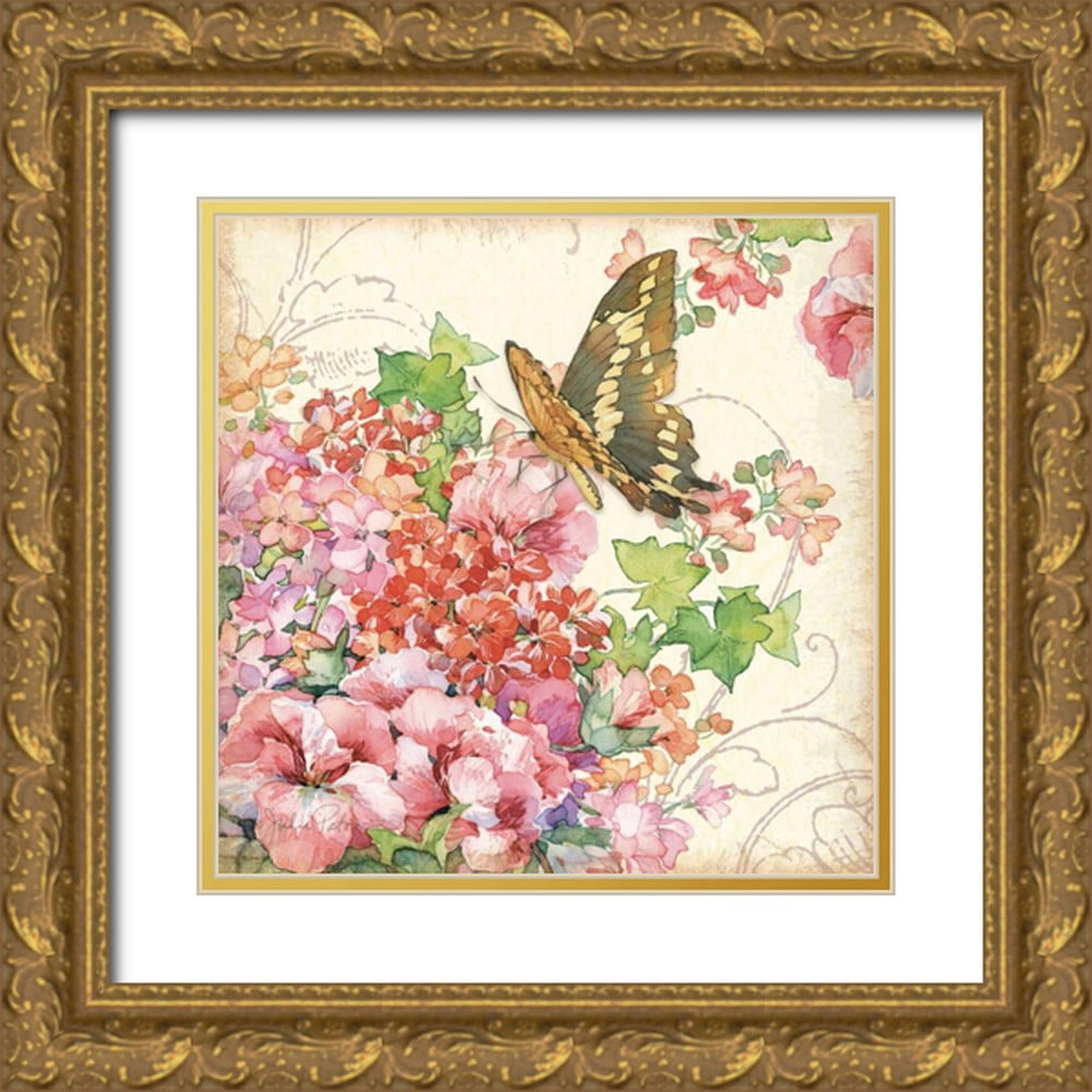 Paton, Julie 12x12 Gold Ornate Wood Framed with Double Matting Museum ...