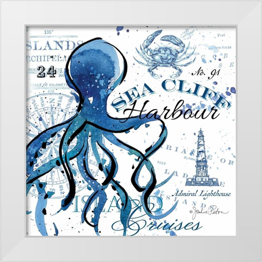 Paton, Julie 12x12 White Modern Wood Framed Museum Art Print Titled ...