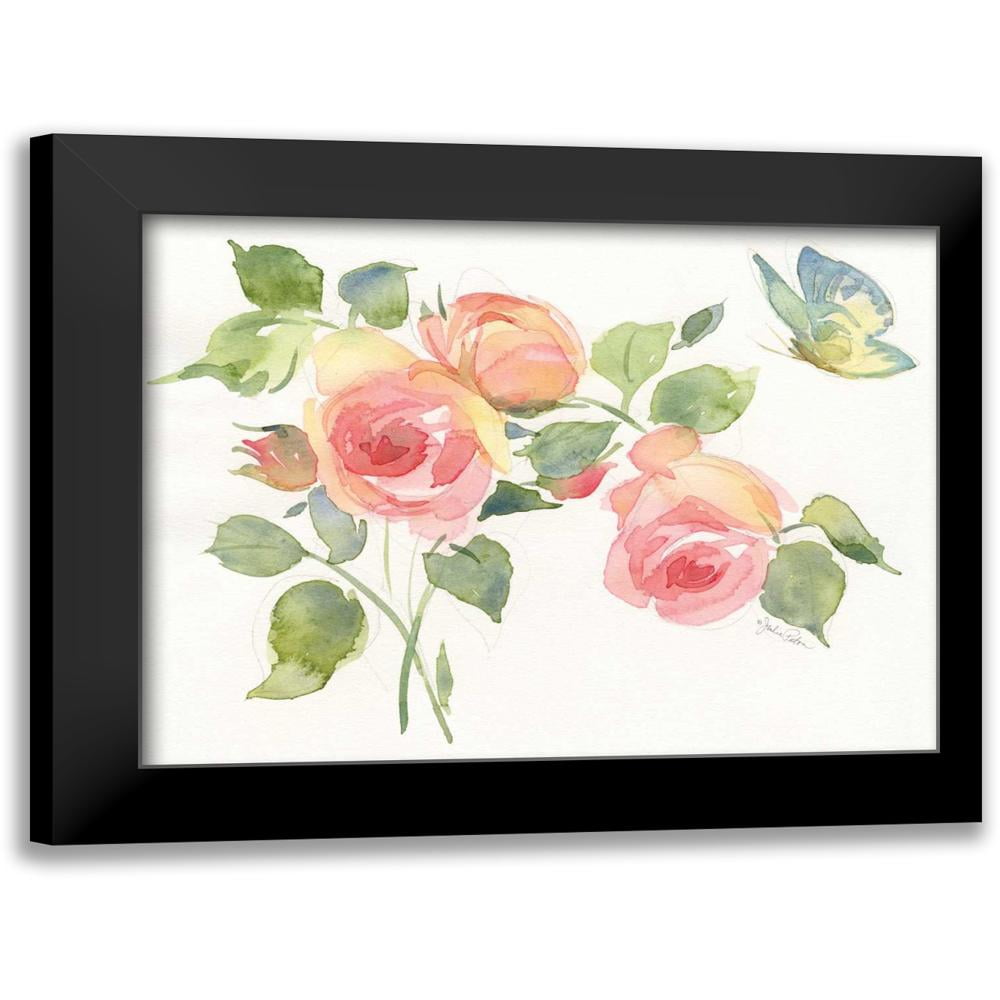 Paton, Julie 14x12 Black Modern Framed Museum Art Print Titled - Roses ...
