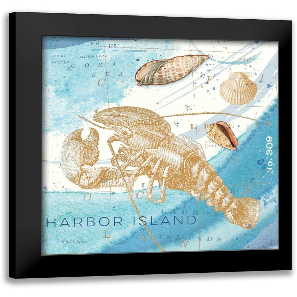 Paton, Julie 15x15 Black Modern Framed Museum Art Print Titled - Harbor ...