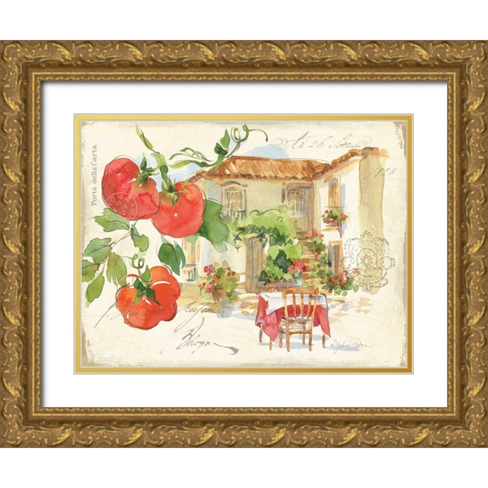 Paton, Julie 18x15 Gold Ornate Wood Framed with Double Matting Museum ...