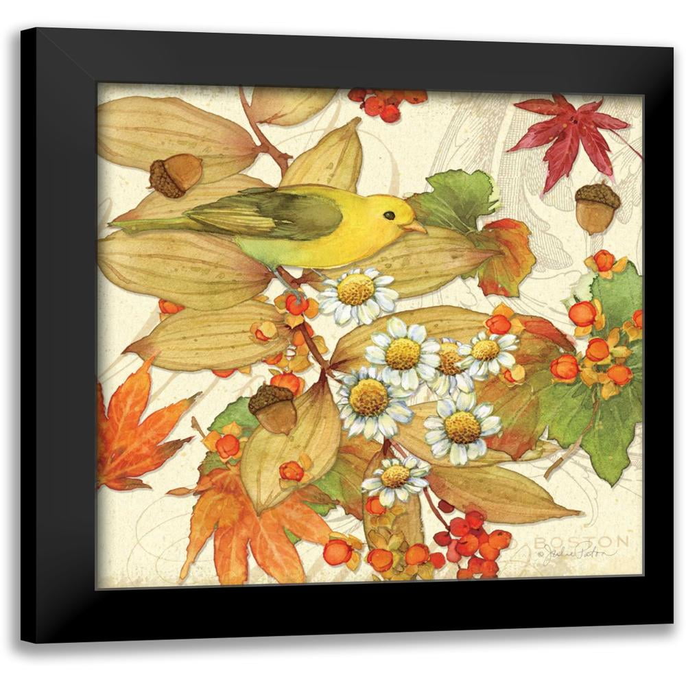 Paton, Julie 20x20 Black Modern Framed Museum Art Print Titled - Flora ...