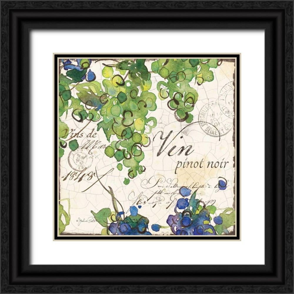 Paton, Julie 20x20 Black Ornate Wood Framed with Double Matting Museum ...