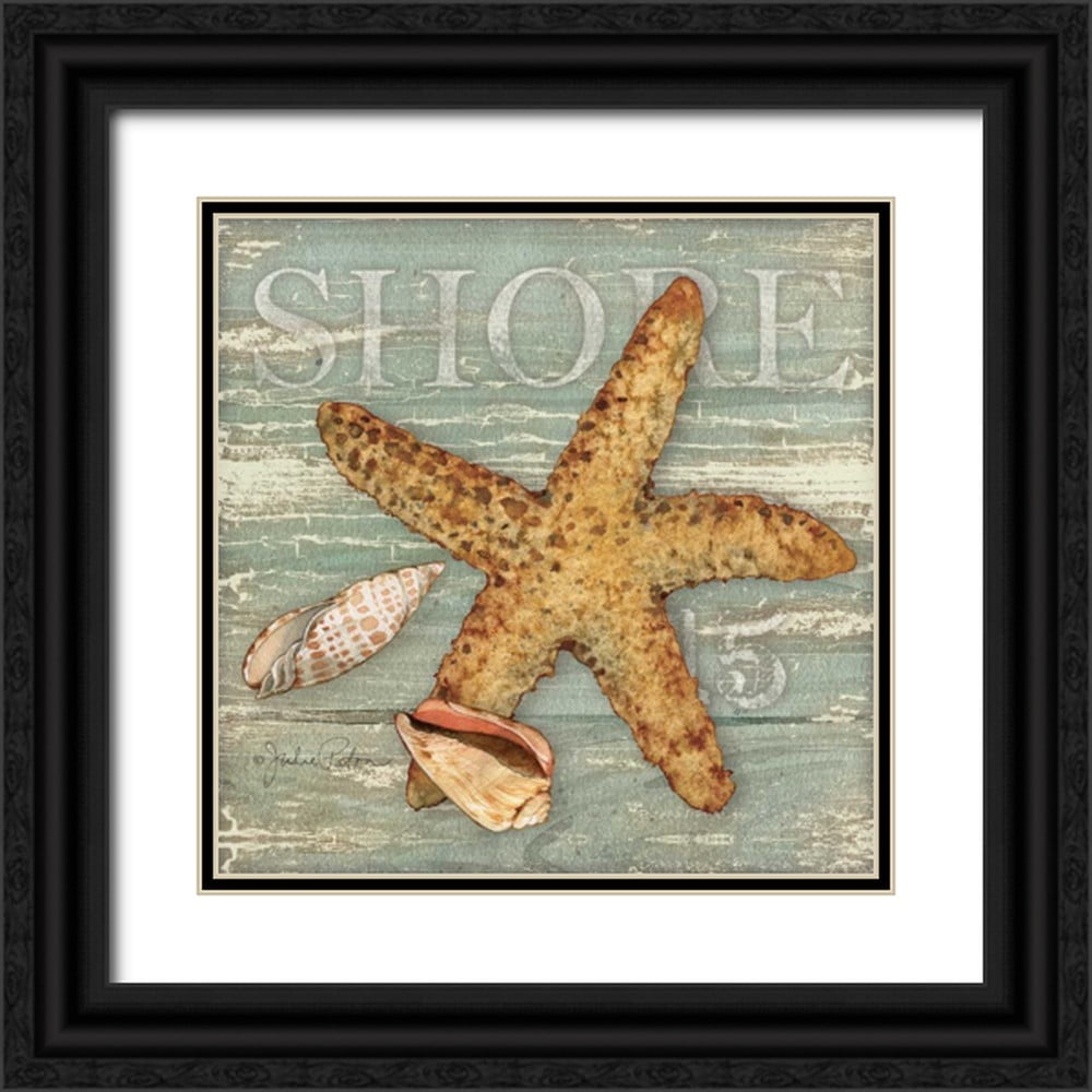 Paton, Julie 26x26 Black Ornate Wood Framed with Double Matting Museum ...