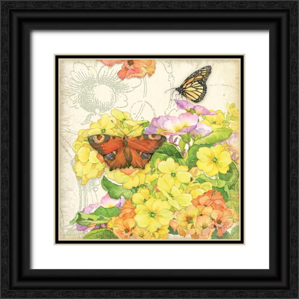 Paton, Julie 26x26 Black Ornate Wood Framed with Double Matting Museum ...