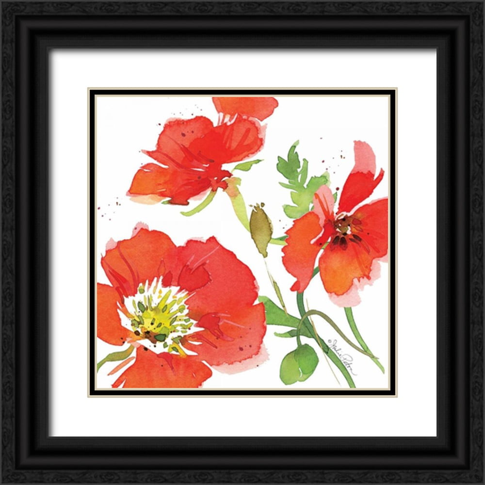 Paton, Julie 26x26 Black Ornate Wood Framed with Double Matting Museum ...