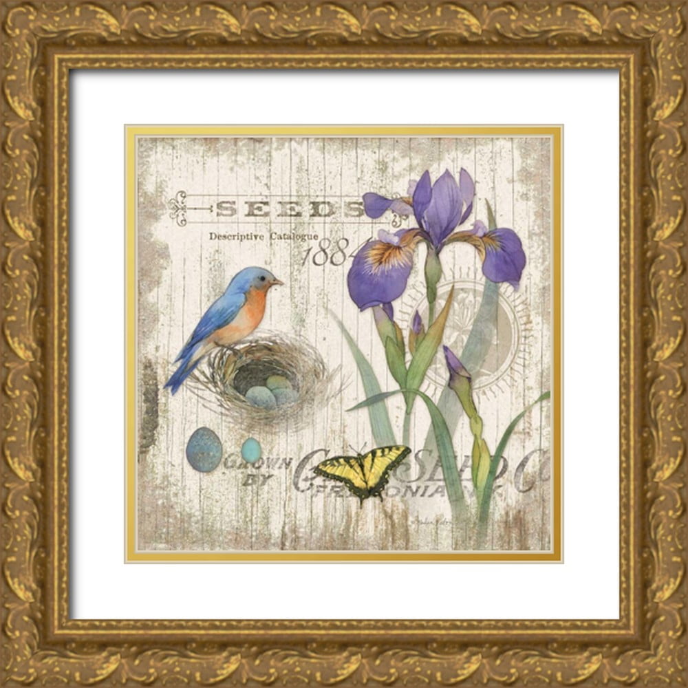 Paton, Julie 26x26 Gold Ornate Wood Framed with Double Matting Museum ...