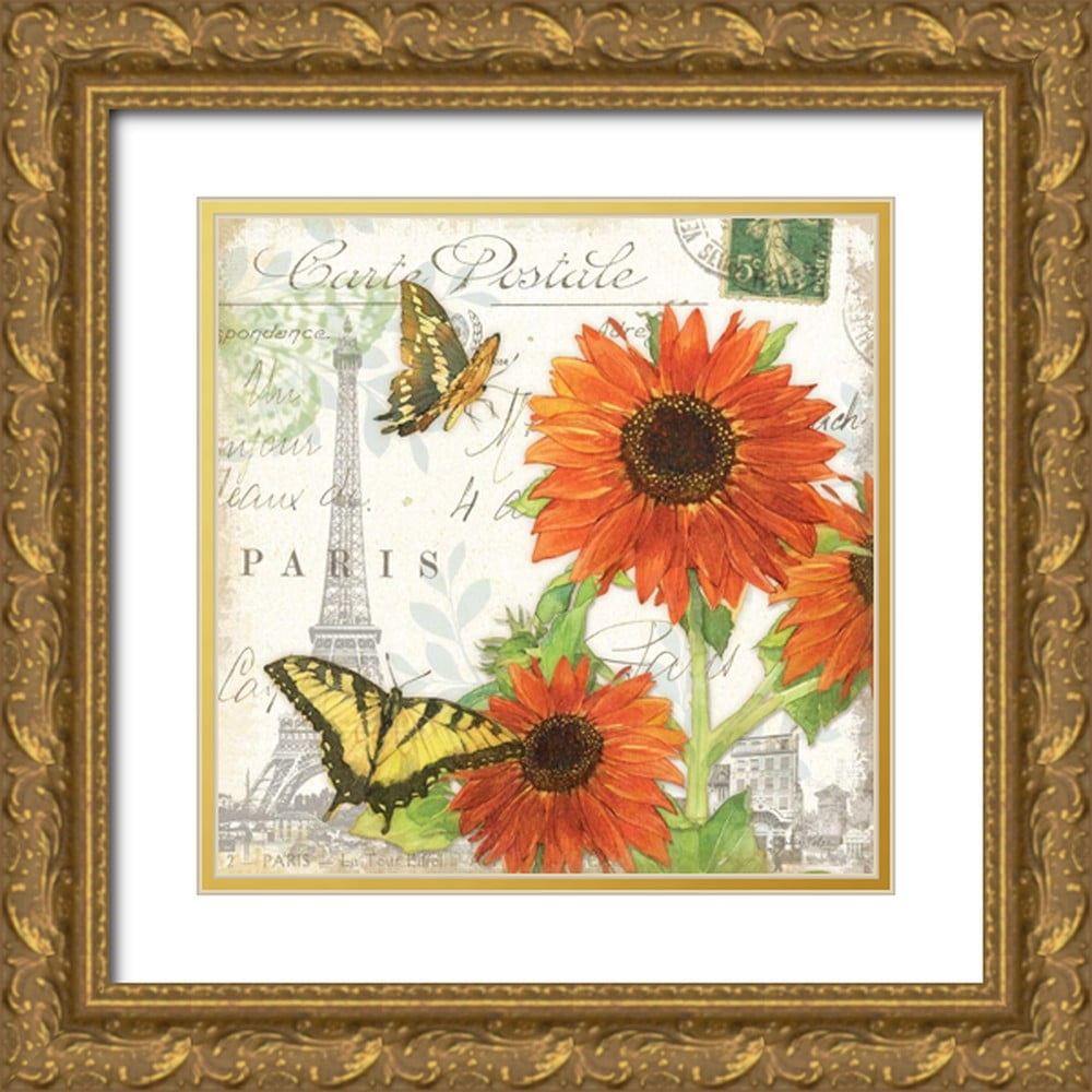 Paton, Julie 26x26 Gold Ornate Wood Framed with Double Matting Museum ...