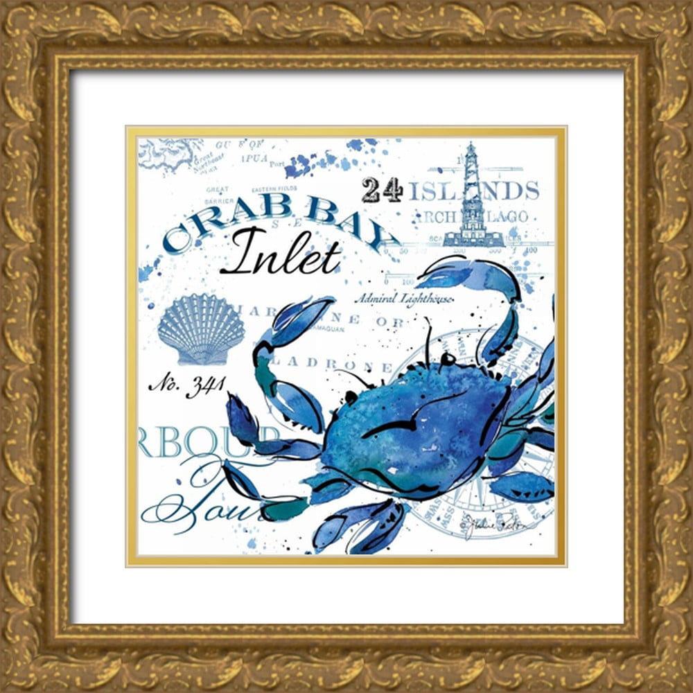 Paton, Julie 26x26 Gold Ornate Wood Framed with Double Matting Museum ...