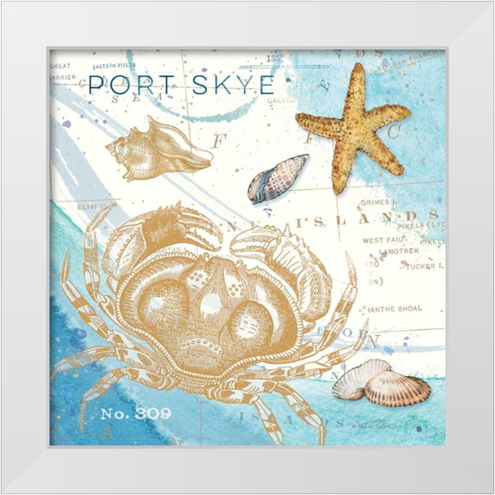 Paton, Julie 26x26 White Modern Wood Framed Museum Art Print Titled ...