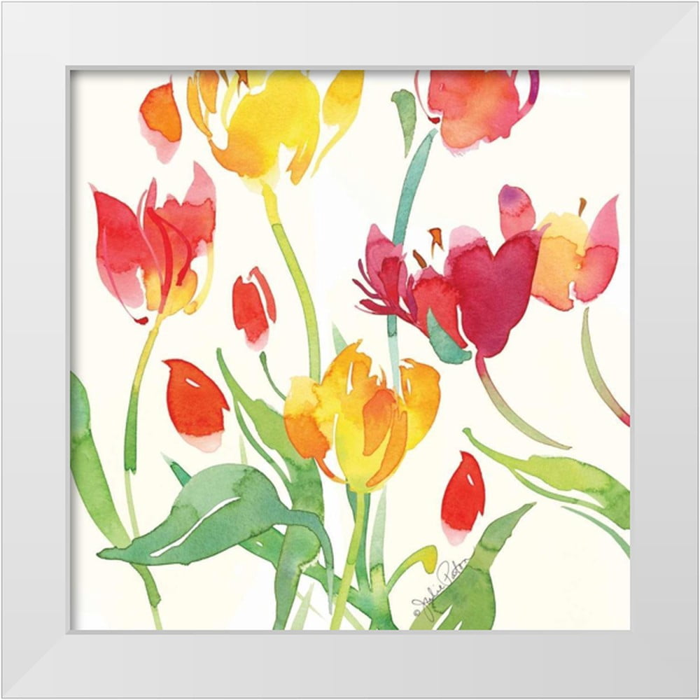 Paton, Julie 26x26 White Modern Wood Framed Museum Art Print Titled ...