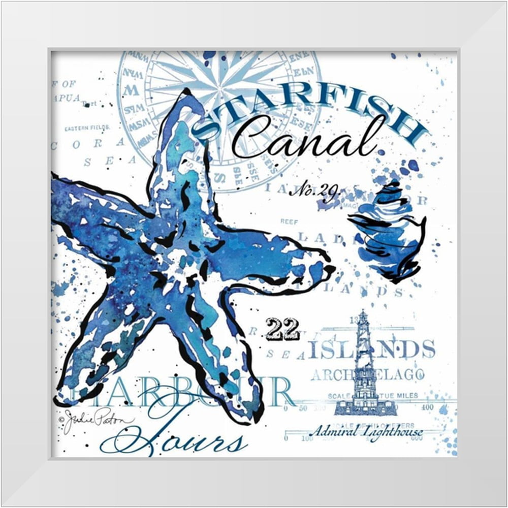 Paton, Julie 26x26 White Modern Wood Framed Museum Art Print Titled ...