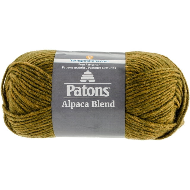 Patons Bulky Gauge Alpaca Blend Yarn - 3.5oz - Machine Washable for ...