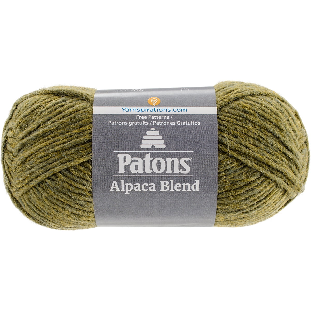 Patons Alpaca Blend Yarn - Bulky Gauge 5 - 3.5oz - Lichen - Acrylic ...