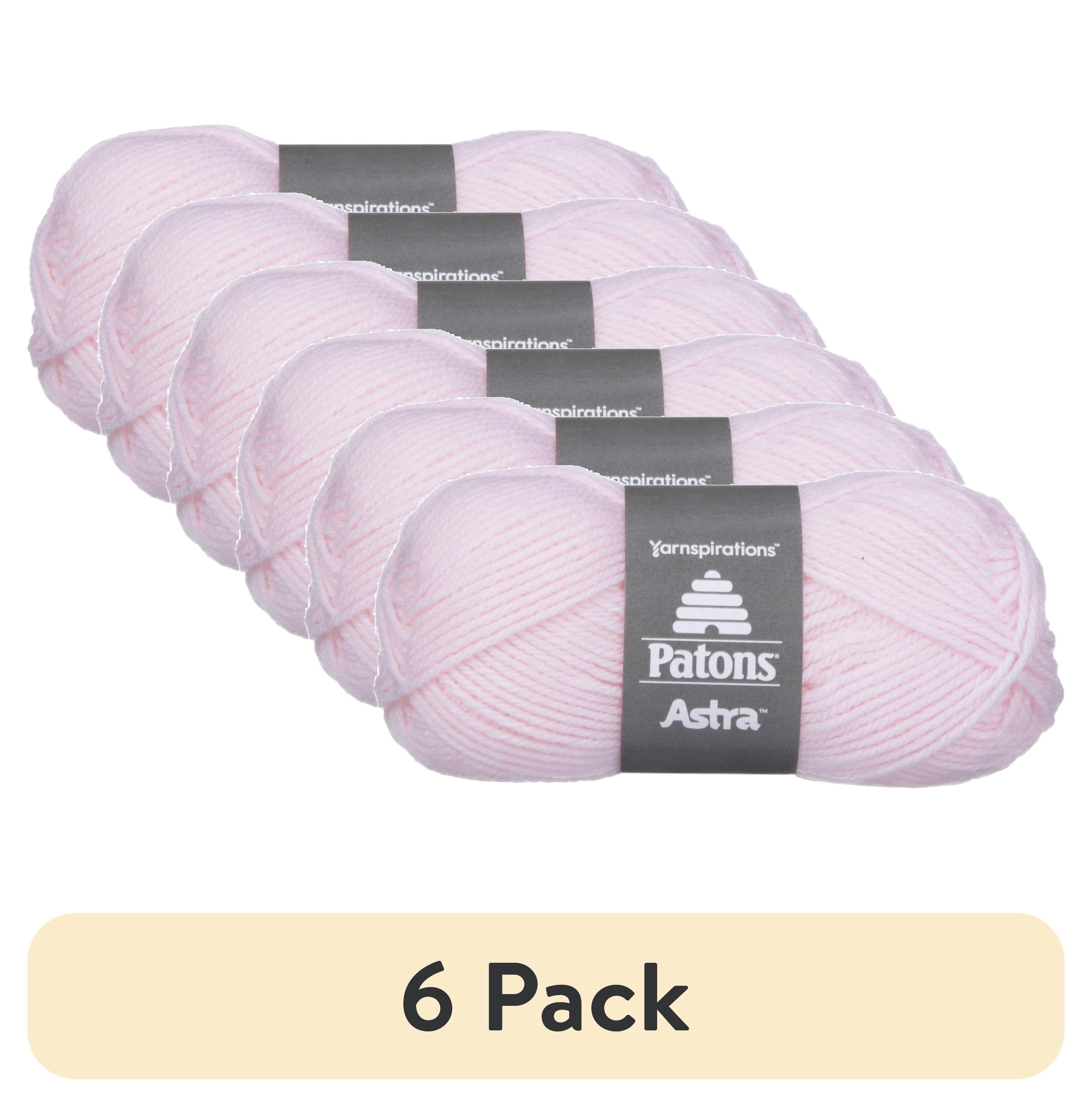 (6 pack) Patons Astra Yarn - Solids-Baby Pink - Walmart.com