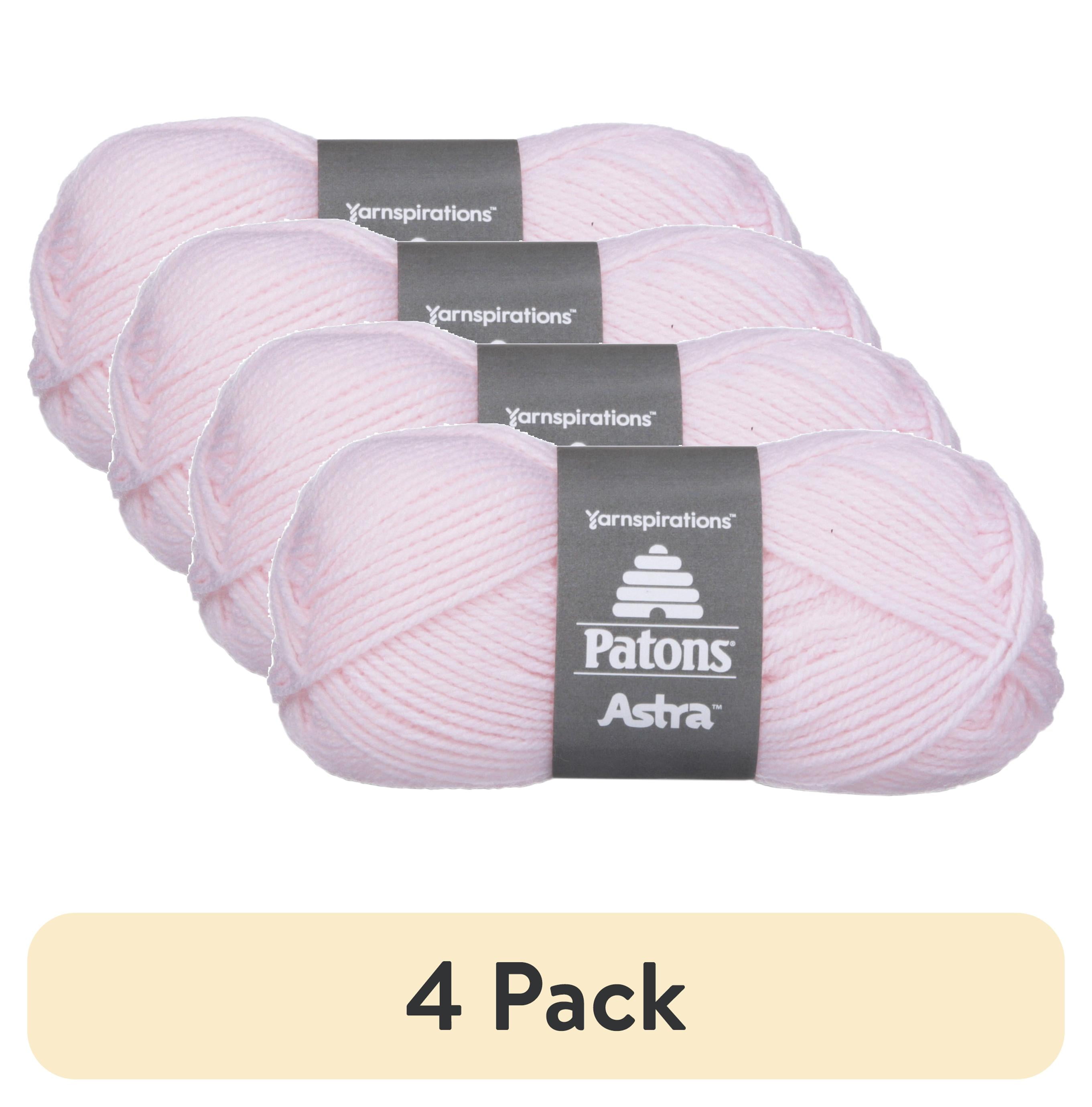 (4 pack) Patons Astra Yarn - Solids-Baby Pink - Walmart.com