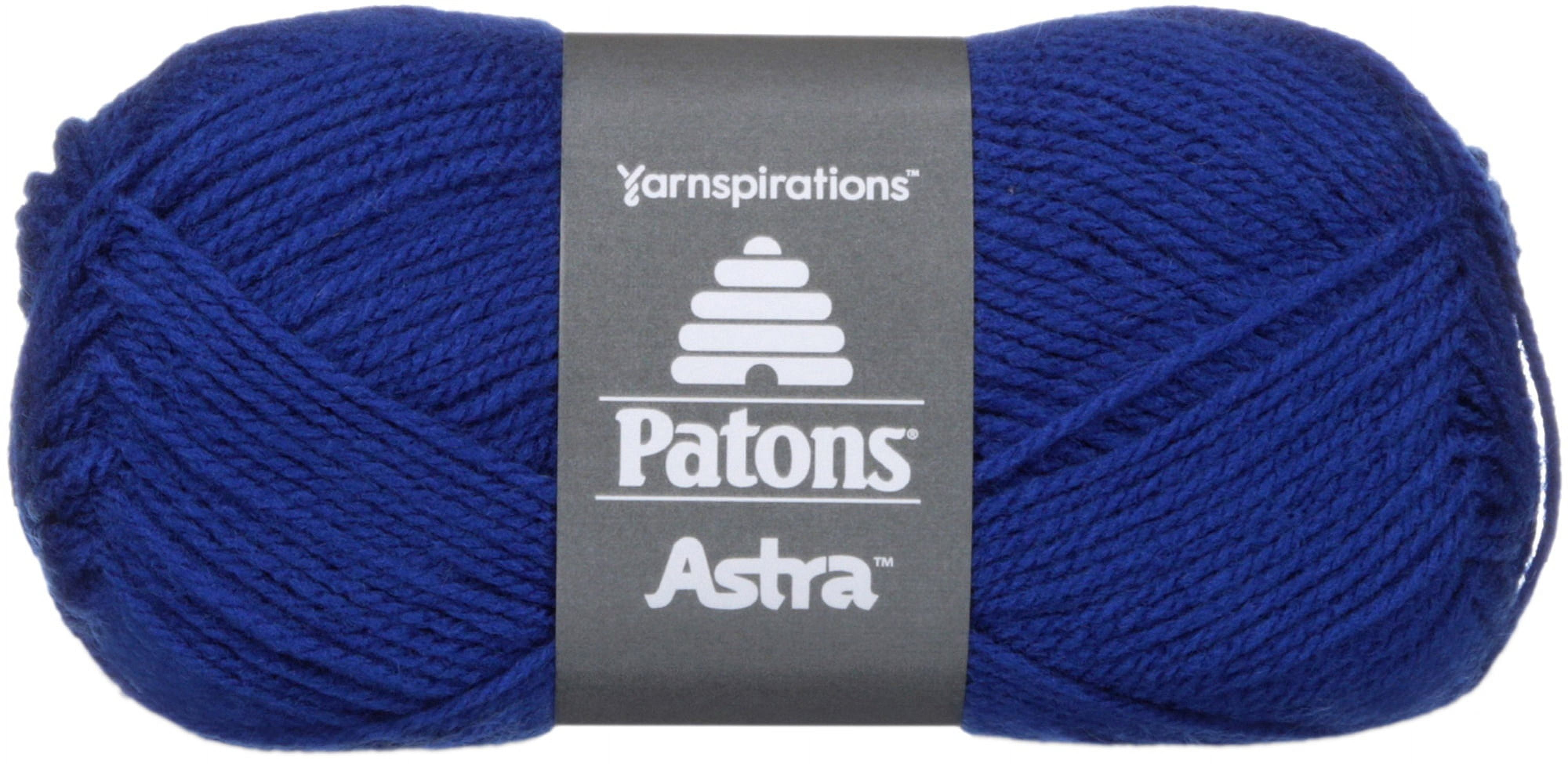 Patons Astra Yarn - Solids-Electric Blue - Walmart.com