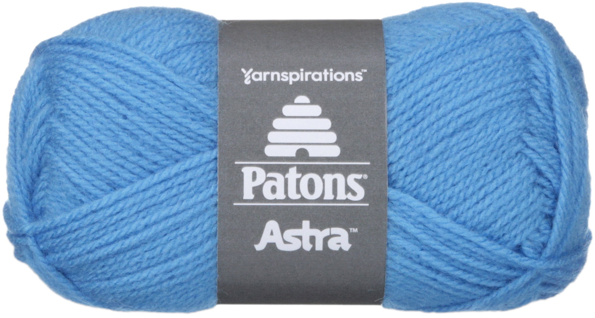 Patons Astra Yarn - Solids-Medium Blue - Walmart.com