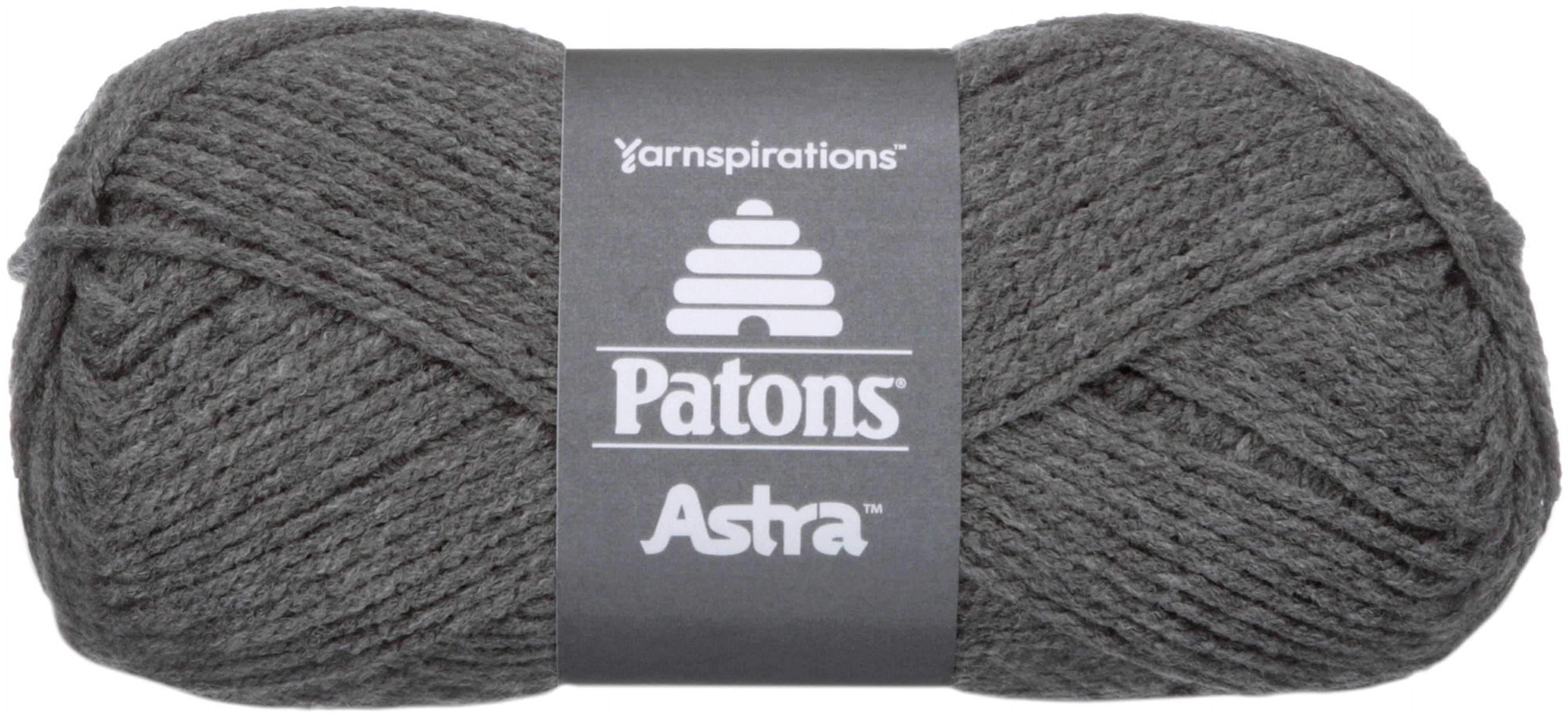 Patons Astra Yarn - Solids-Medium Grey - Walmart.com