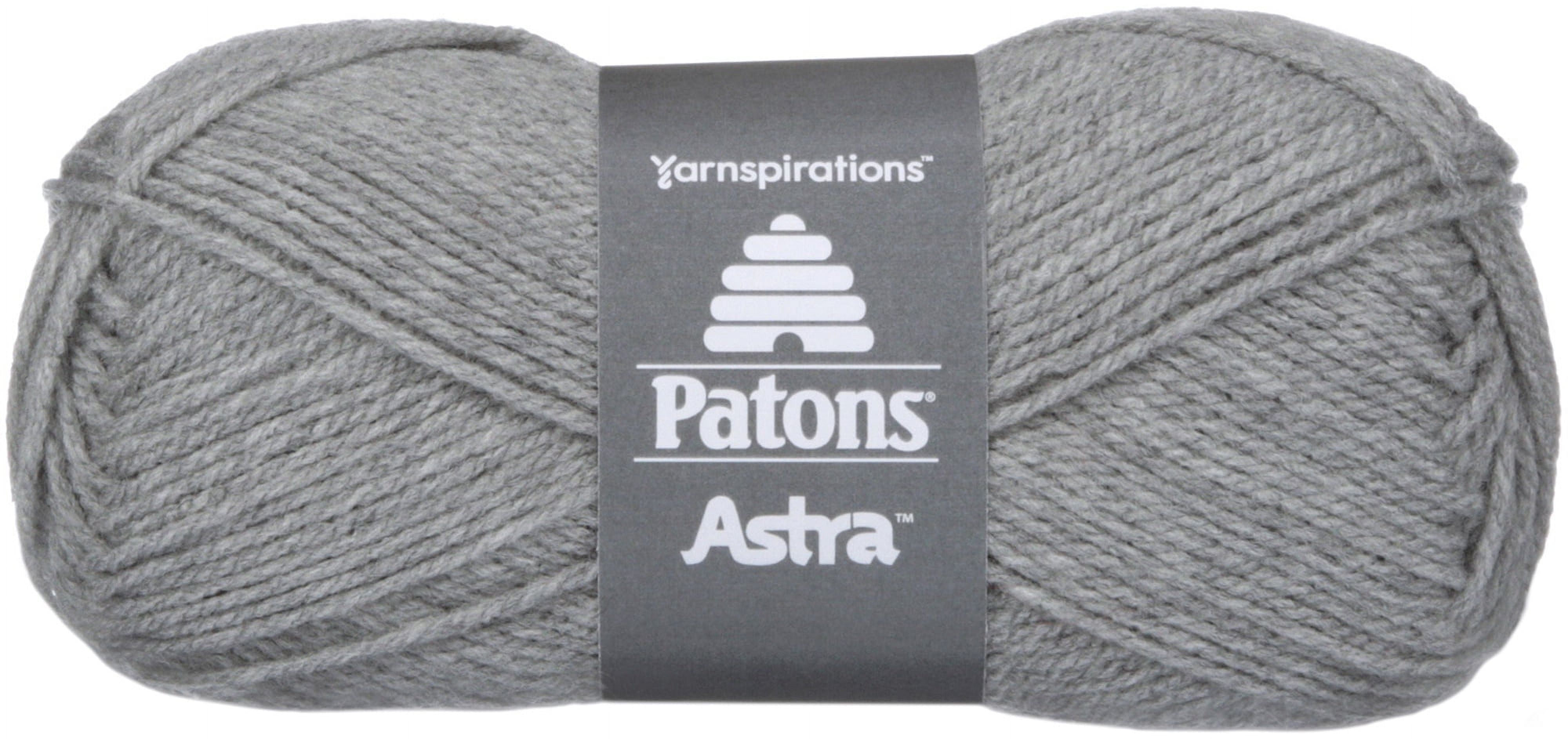 Patons Astra Yarn - Solids-Silver Grey - Walmart.com