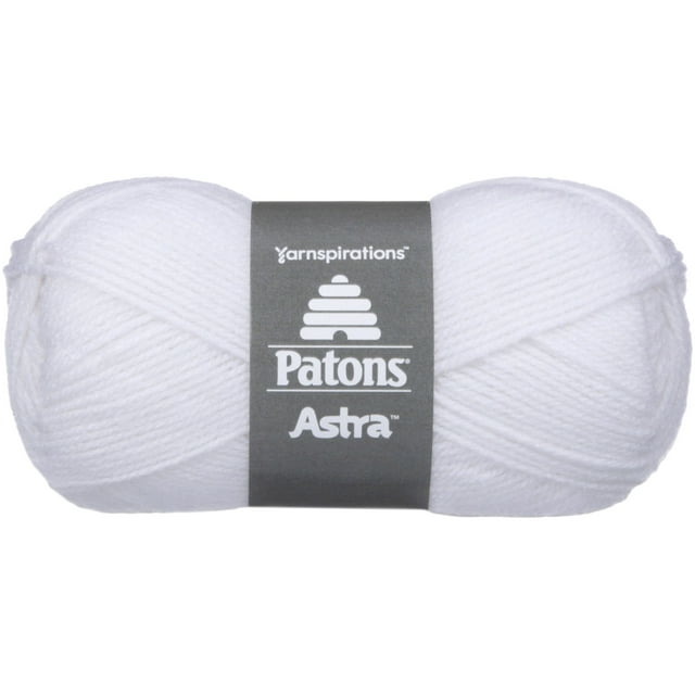 Patons Astra Yarn - Solids-White - Walmart.com