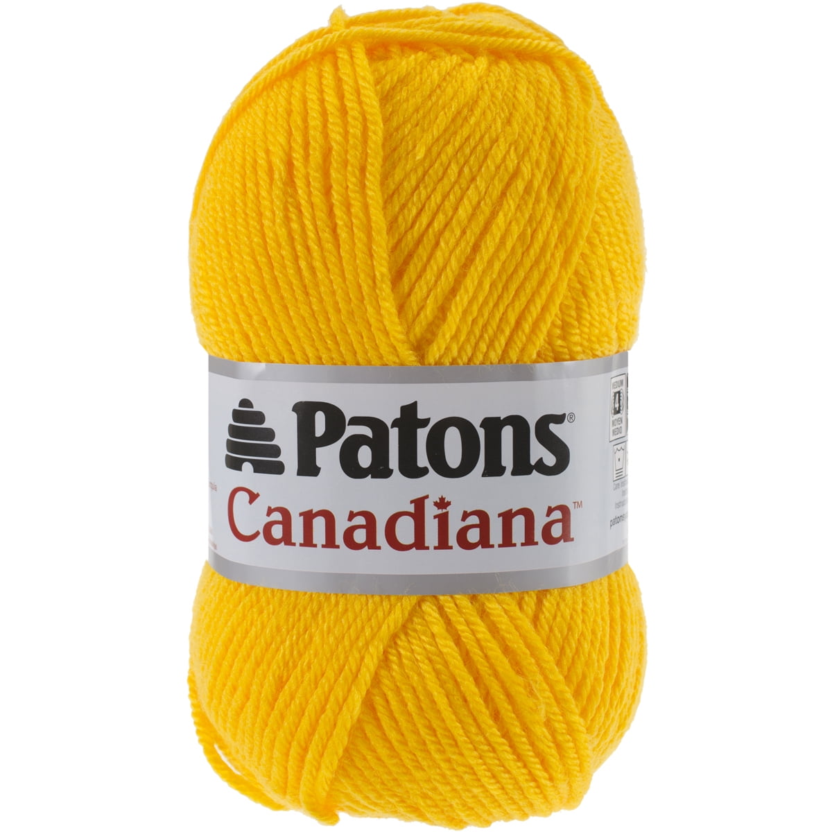 Patons Canadiana Yarn - Solids-Tweet Yellow - Walmart.com