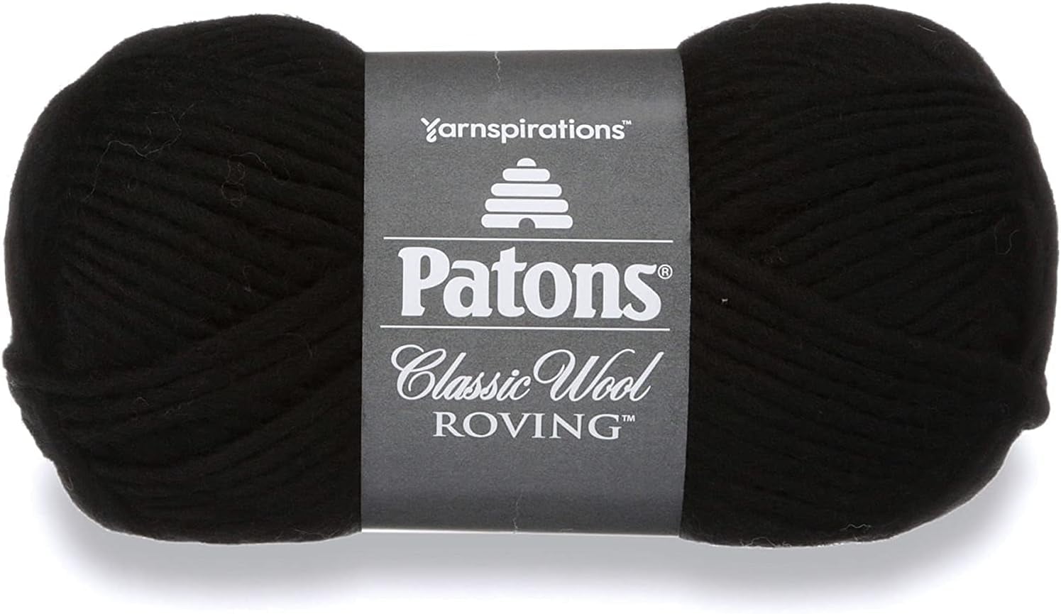 Patons Classic Wool Roving Yarn-Black - Walmart.com