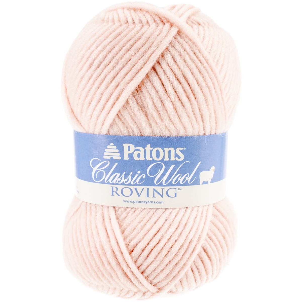 Patons Classic Wool Roving Yarn-Pale Blush - Walmart.com