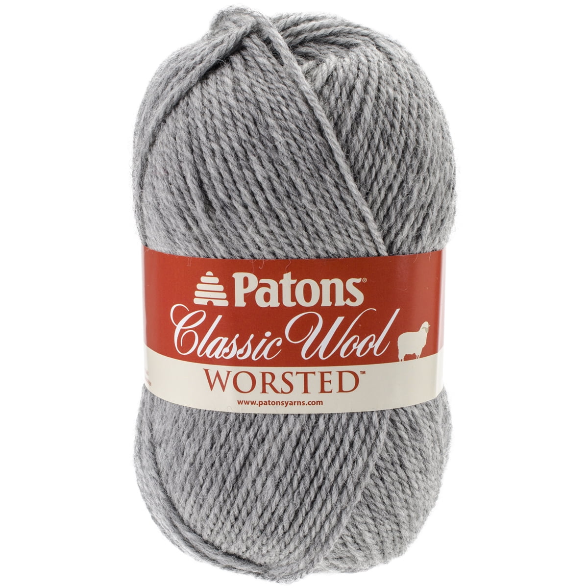 Patons Classic Wool Yarn-Grey Mix - Walmart.com