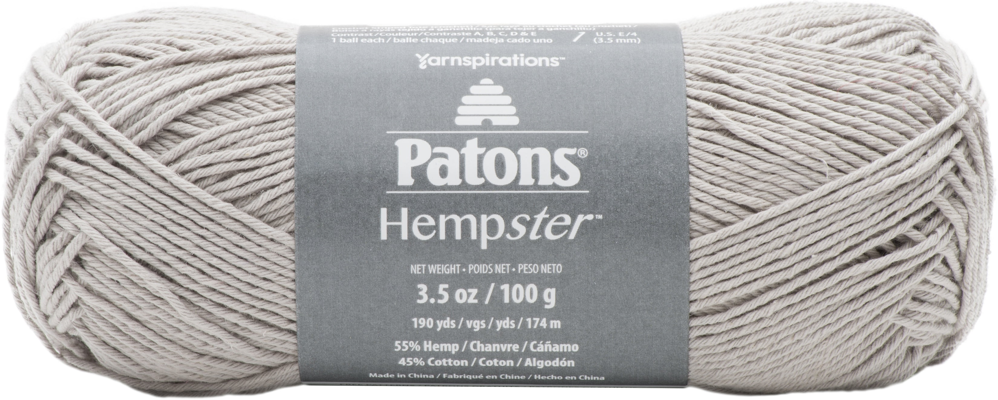Patons Hempster Yarn-Dove Gray - Walmart.com