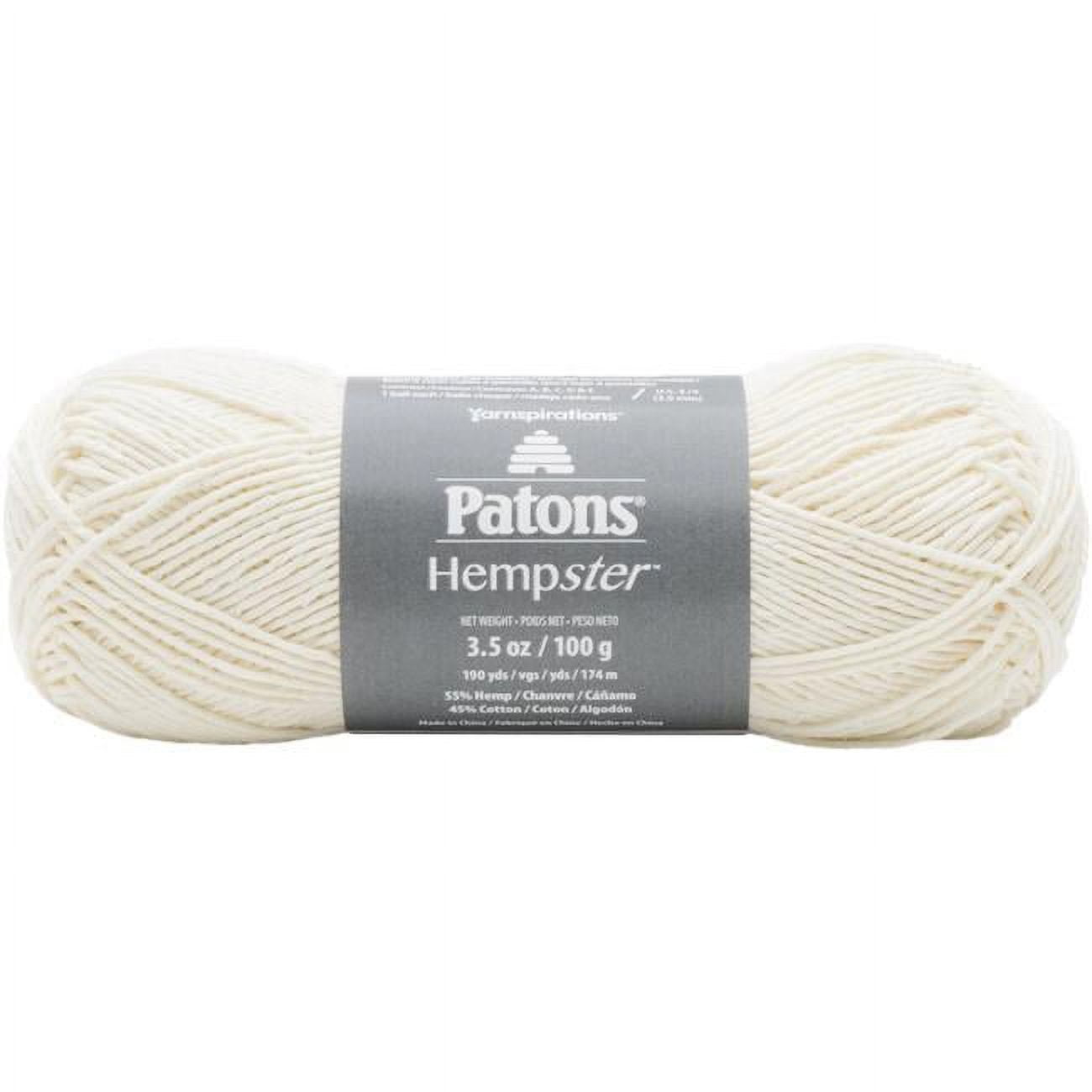 Patons Hempster Yarn-White Sand - Walmart.com