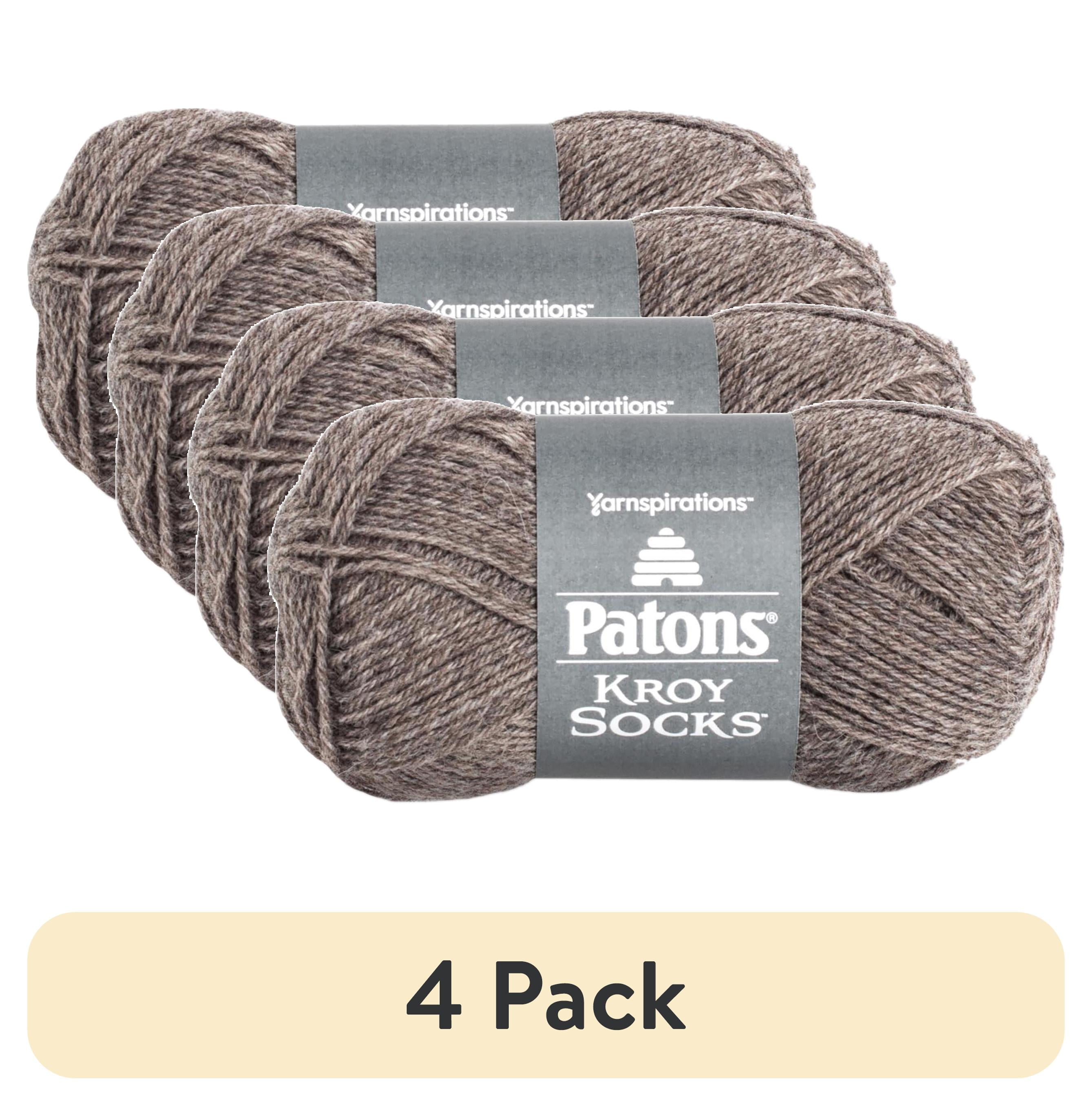 (4 pack) Patons Kroy Sock Yarn - Walmart.com
