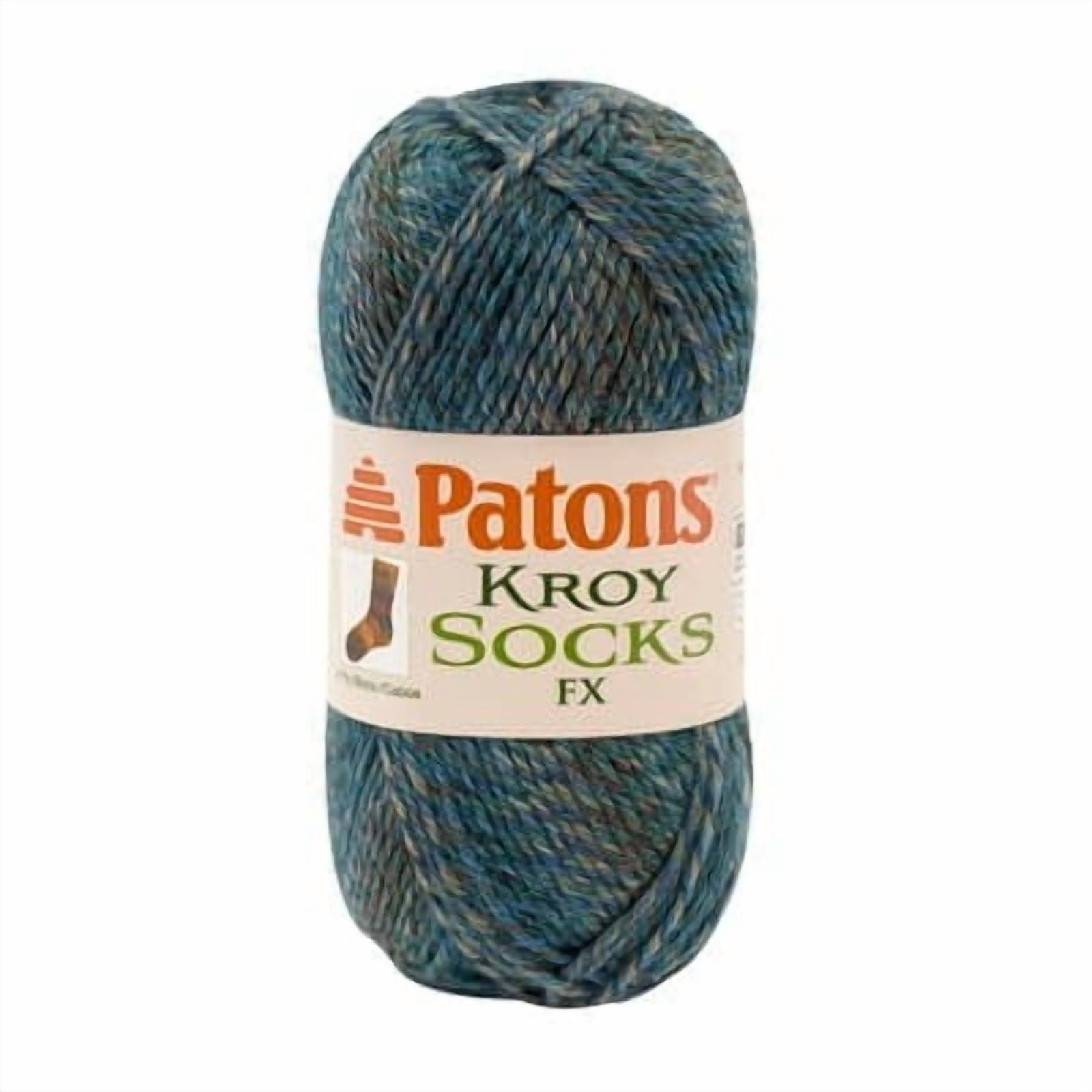 Patons Kroy Socks FX Yarn - Multicolor Yarn for Knitting - Crochet ...