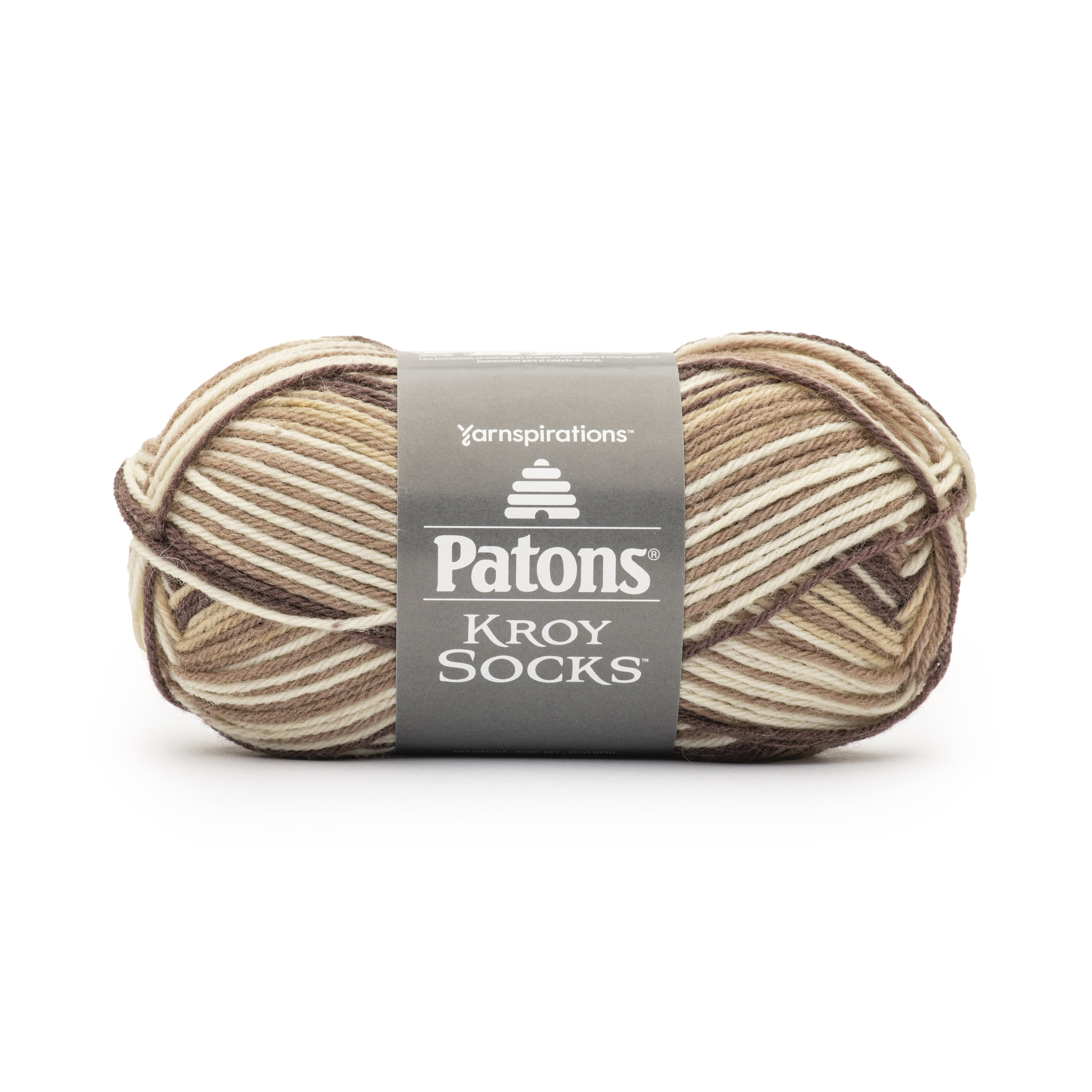 Patons Kroy Socks Yarn-Brownies - Walmart.com