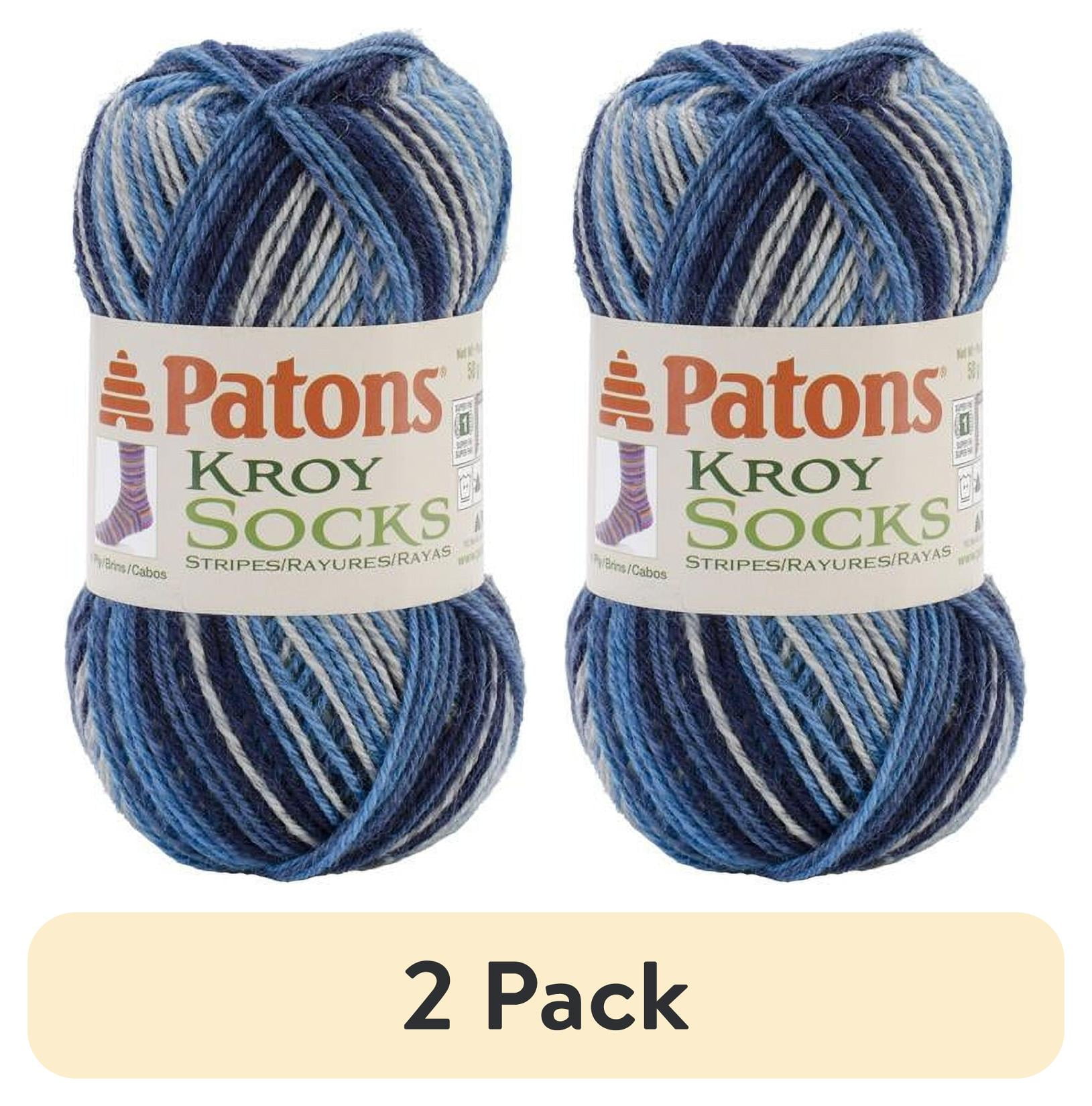 (2 pack) Patons Kroy Socks Yarn - Walmart.com
