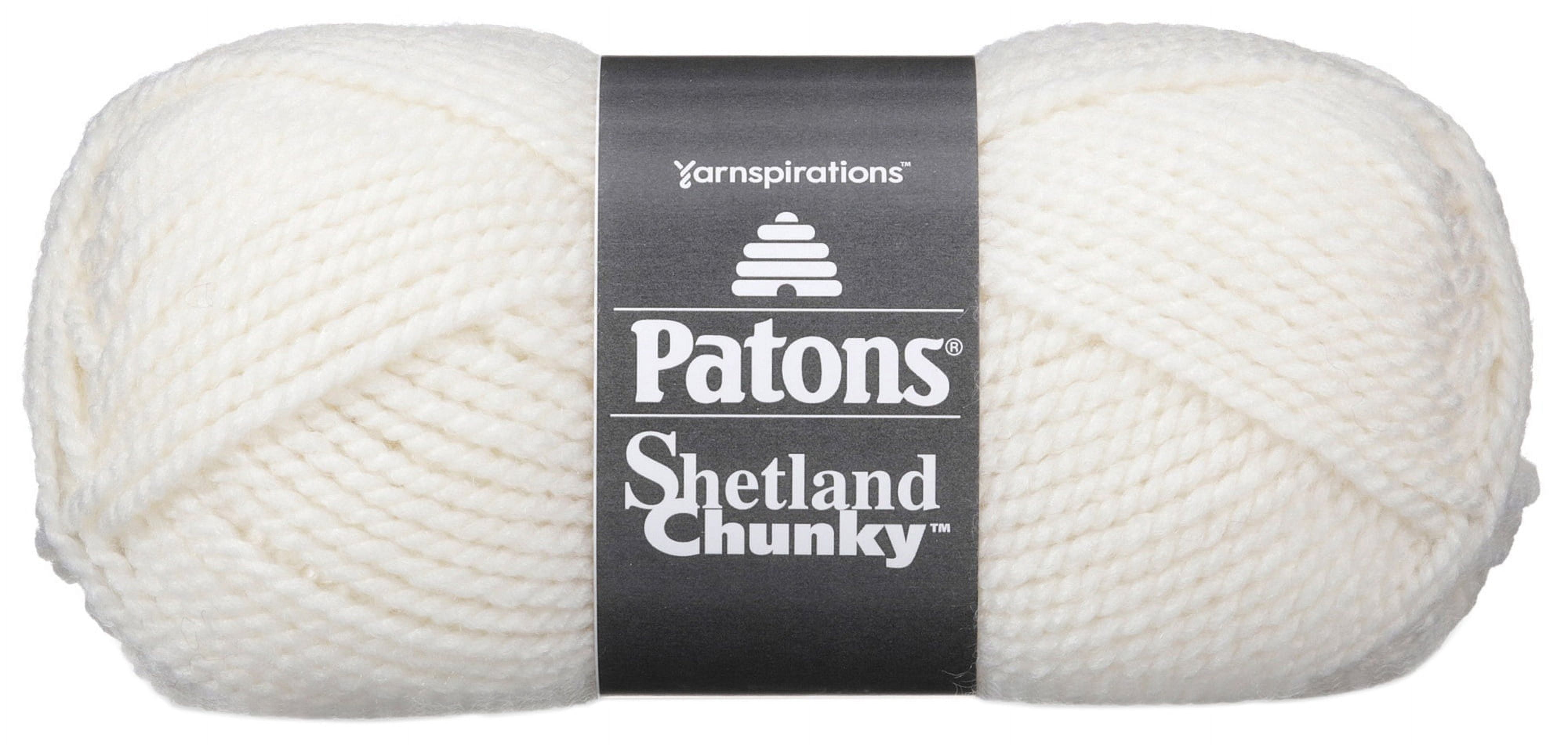 Patons Shetland Chunky Yarn-white - Walmart.com