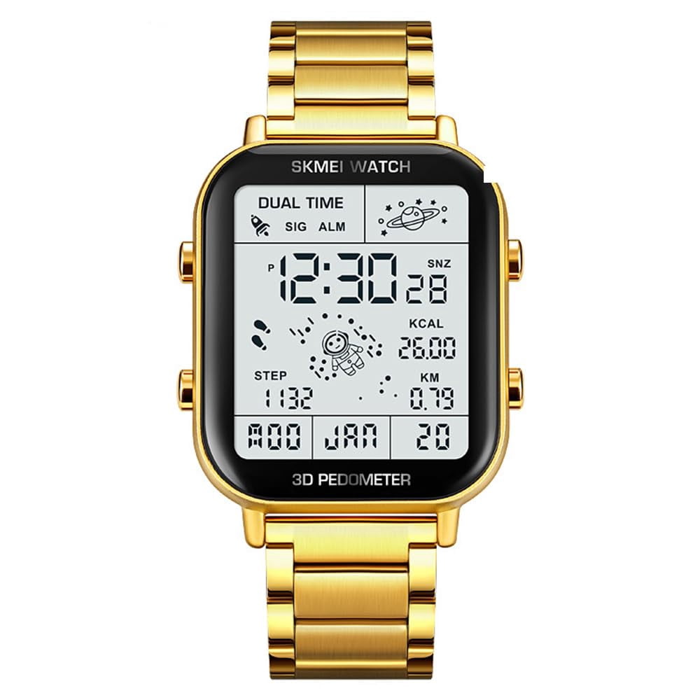 Patreogly Men's Digital Sports Watch with LED Display, Multifunction ...