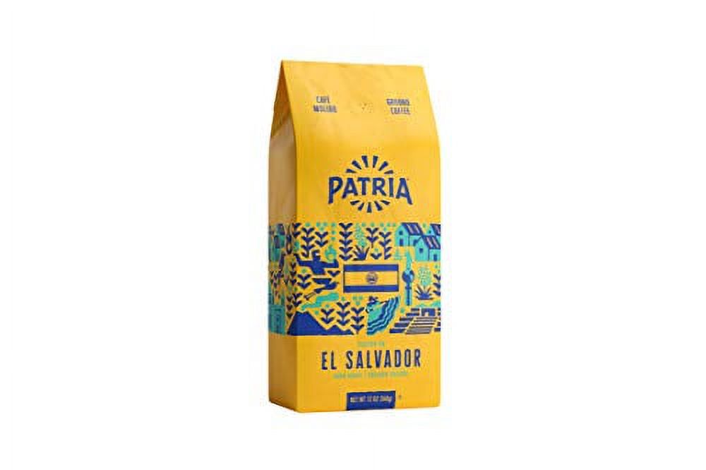 Patria El Salvador Dark Roast Ground Coffee, 12 Oz - Walmart.com