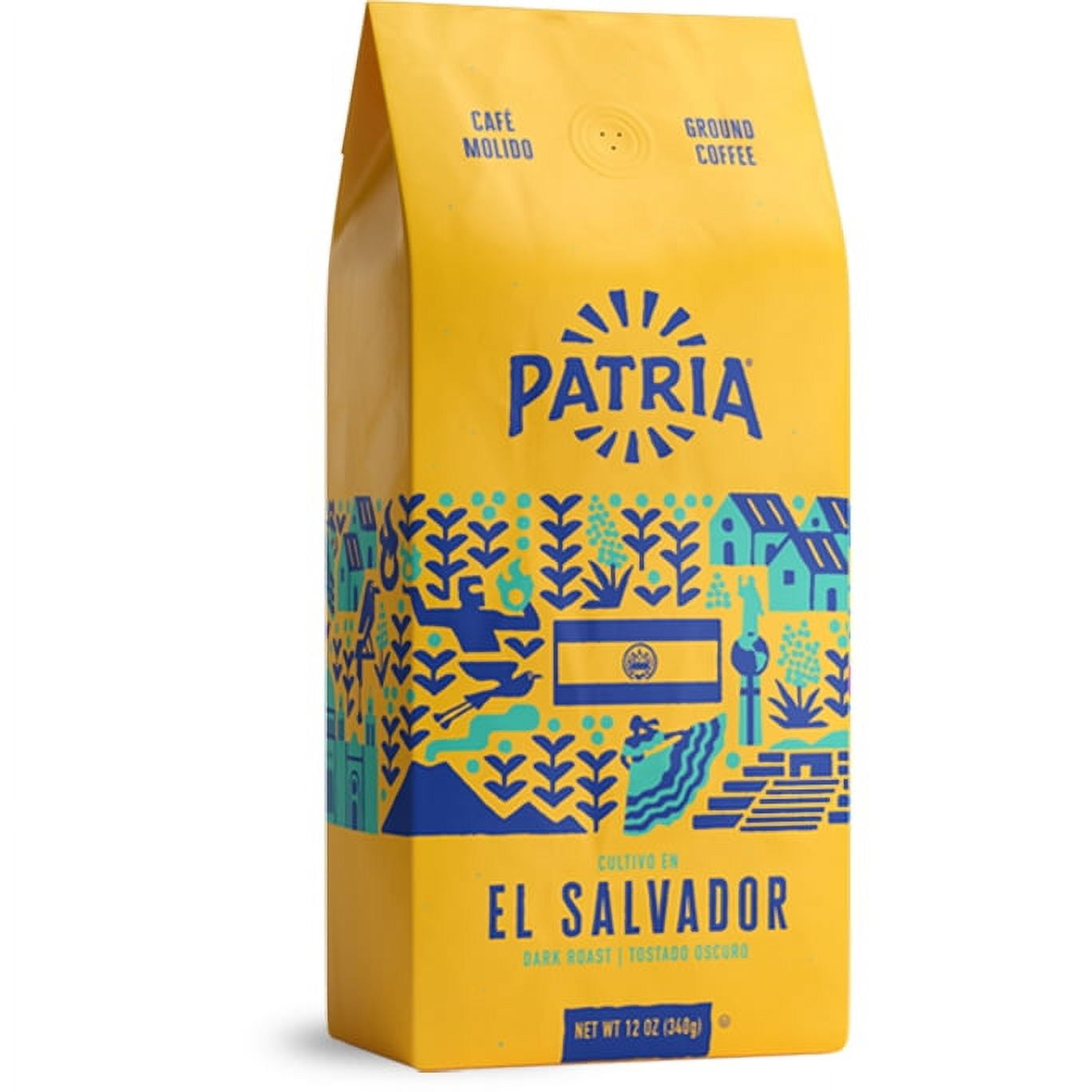 Patria El Salvador, Medium Roast Coffee, 12 Oz. - Walmart.com