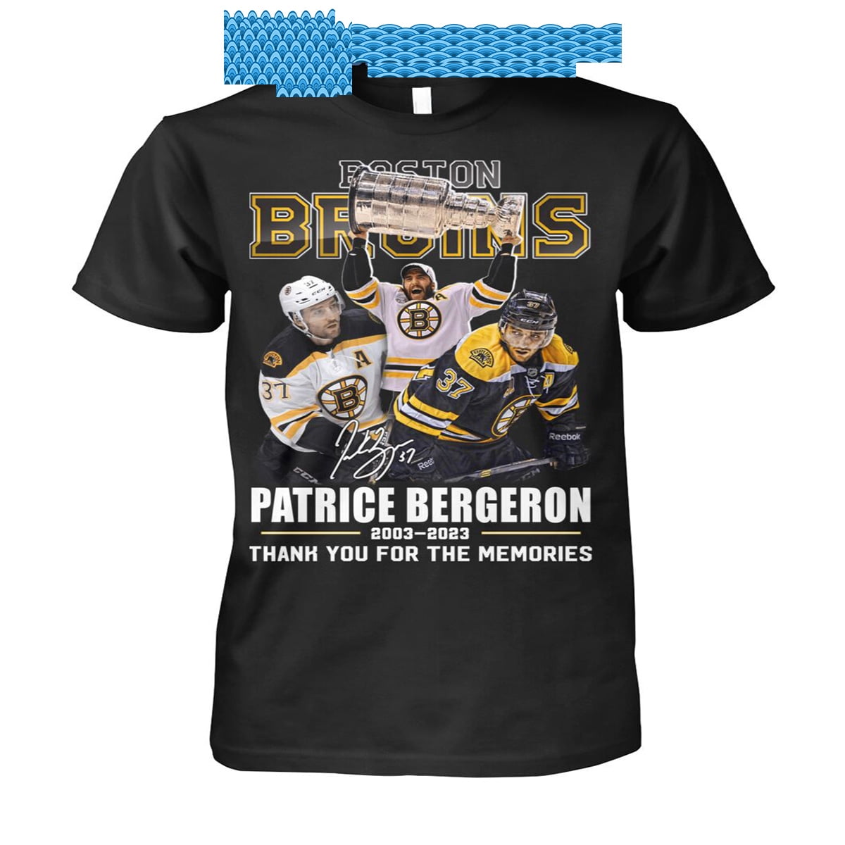 Patrice Bergeron 2023 Memories T Shirt - Walmart.com