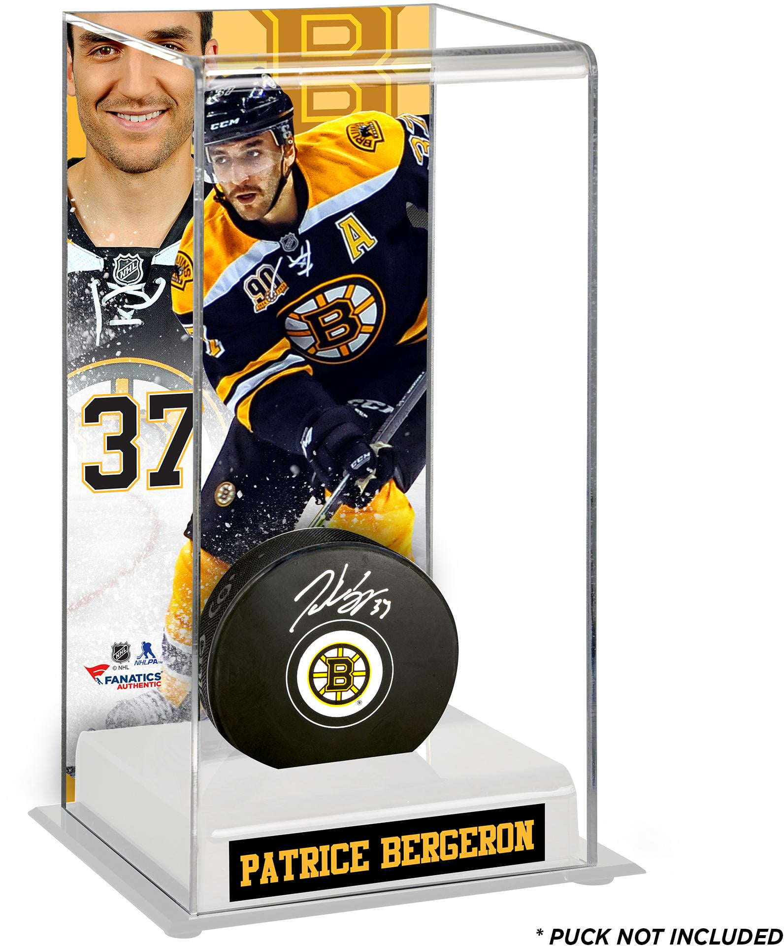 Patrice Bergeron Boston Bruins Deluxe Tall Hockey Puck Case - Walmart.com