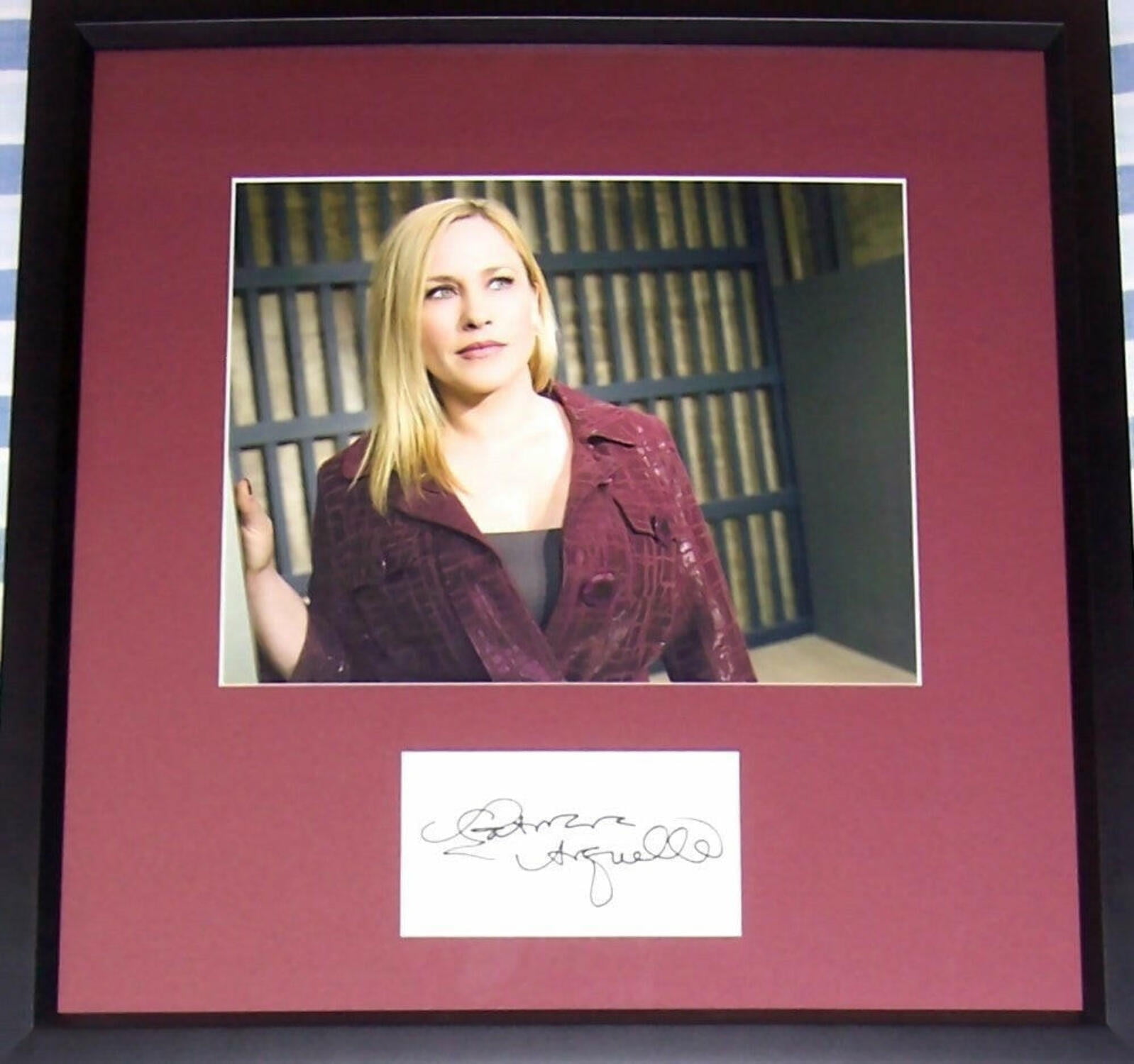 Patricia Arquette autograph custom framed with Medium 8x10 photo JSA ...