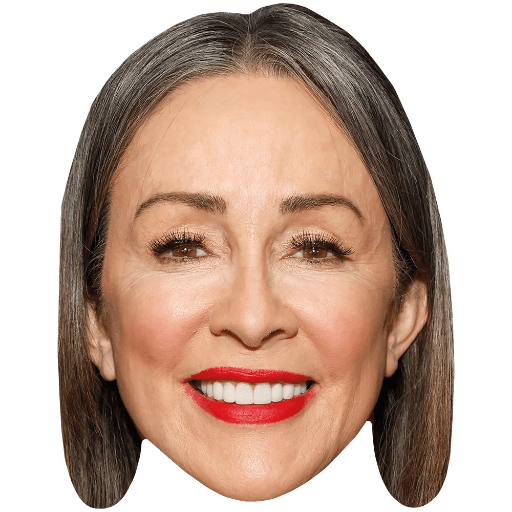 Patricia Heaton (Lipstick) Celebrity Mask, Flat Card Face, Fancy Dress ...