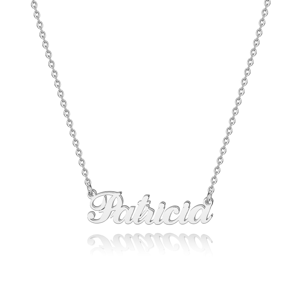 Patricia Name Necklace, Personalized Name Pendant Necklace, Dainty ...